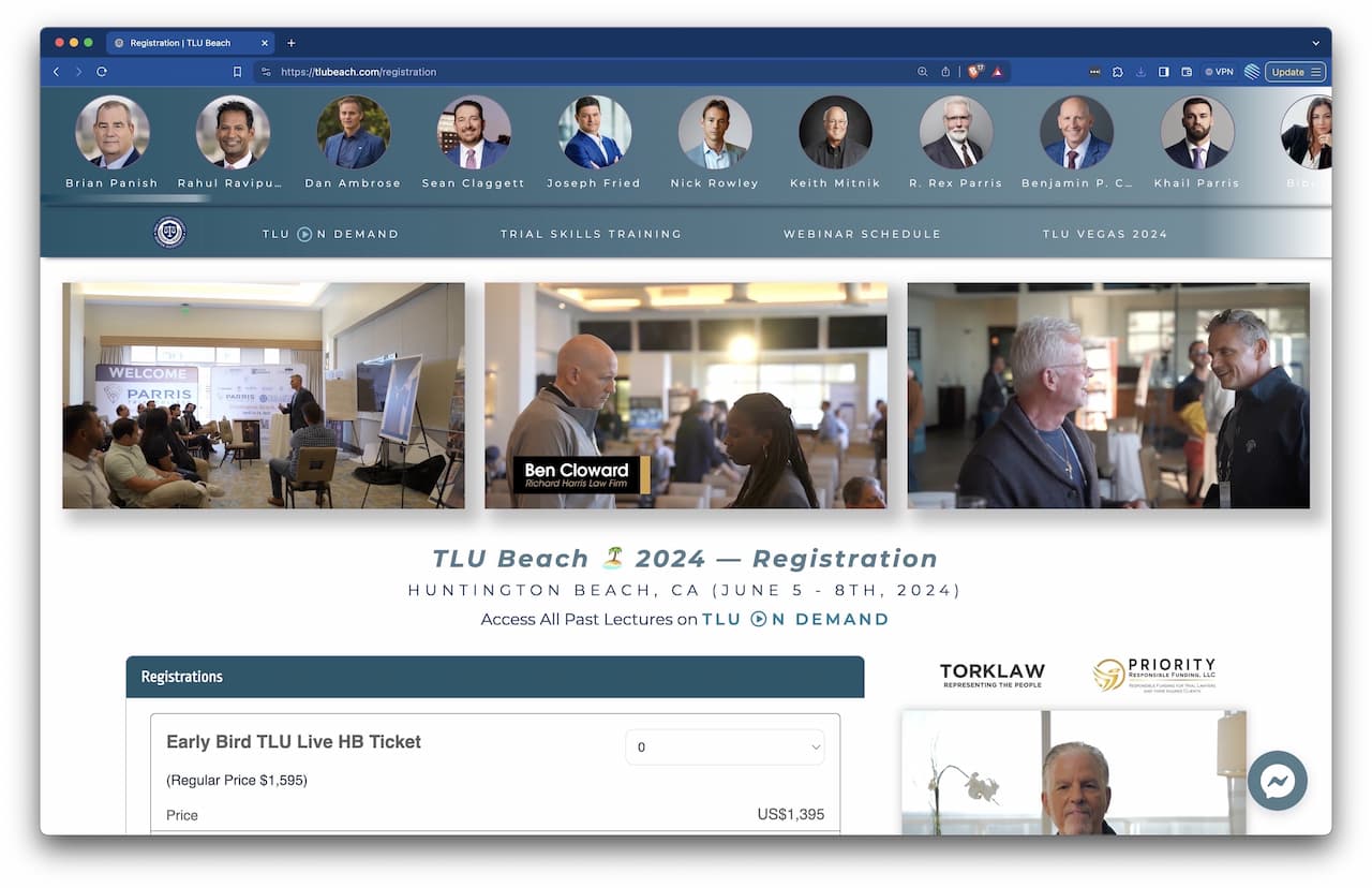 Registration 2026 | TLU Live Huntington Beach 2026 - June 3-6